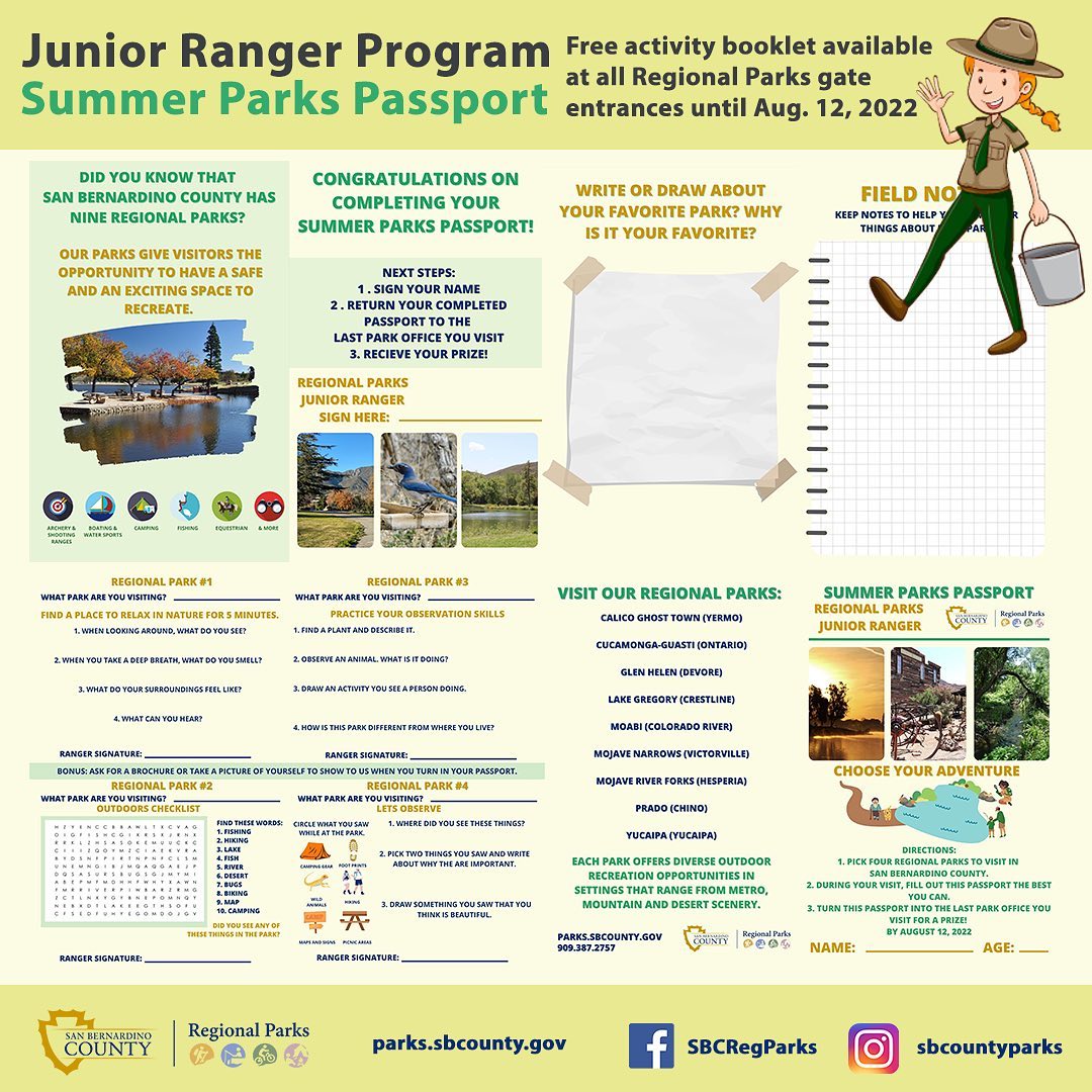 It's Not To Late To Explore The Outdoors As A Junior Park Ranger - Tri ...