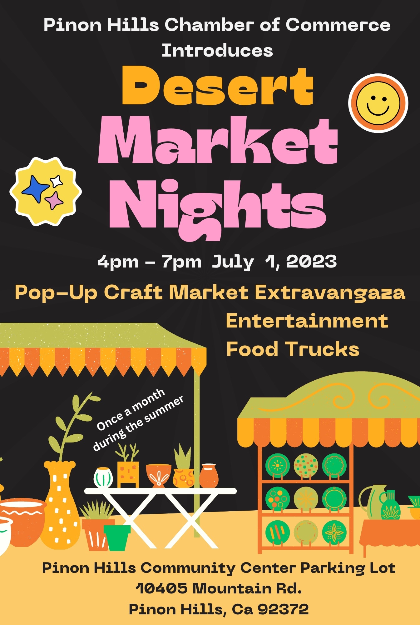 Pinon Hills Chamber to Host "Desert Market Nights" on July 1st - Tri ...