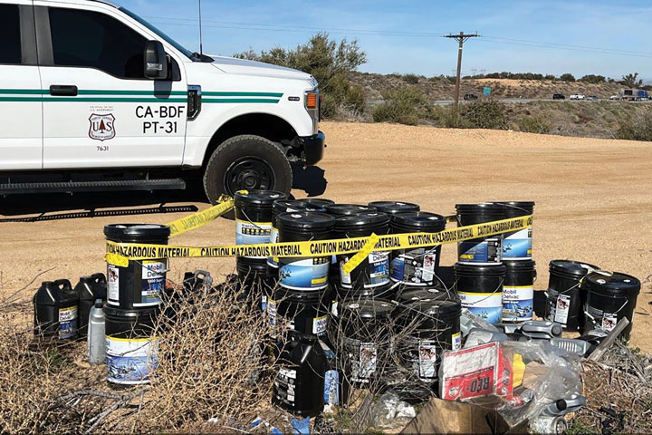 Hazardous Waste Dumped In San Bernardino National Forest - Tri ...